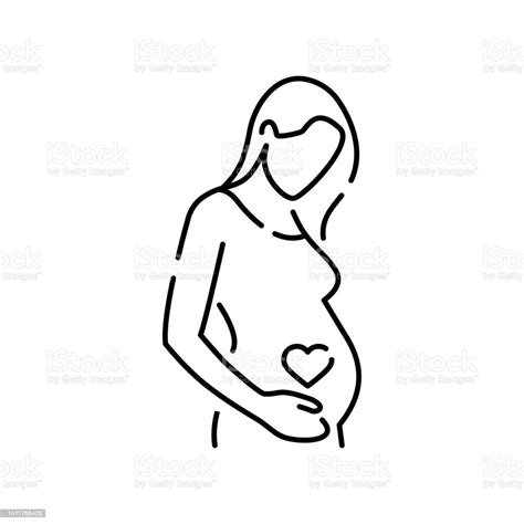 임신 관리 선형 아이콘입니다 산전 기간 모성 부모 아기를 기대합니다 의료 절차 가는 선 그림입니다 등고선 기호입니다 벡터 절연 윤곽선 도면 편집 가능한 스트로크 임신에 대한