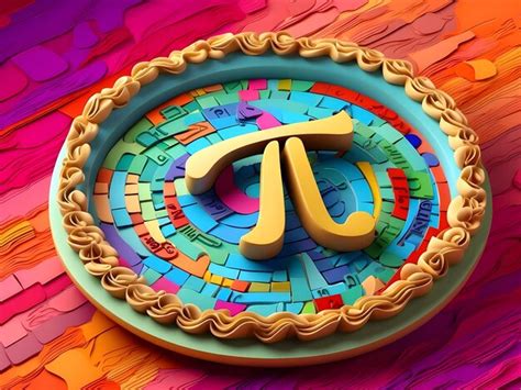 Premium Photo An Artistic Representation Of The Digits Of Pi Forming
