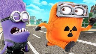 Despicable Me 2 Minion Rush Hazmat Costume And Evil Minion Special