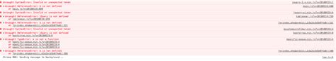 Javascript Minified Scripts Not Working One Server Stack Overflow