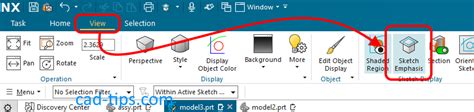Fade Colored Model Problem In Nx Sketching Cad Tips