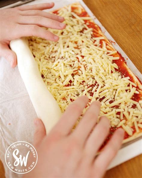Puff Pastry Pizza Rolls Air Fryer Pizza Pinwheels Sew White