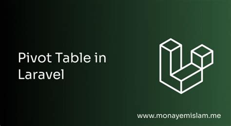 How To Create Pivot Table In Laravel Step By Step Guide