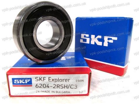 Подшипник 6204-2RSH C3 SKF Купить Цена 198 в Украине