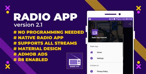 Radio App Native Android Radio App With Admob Ads Clean Codz