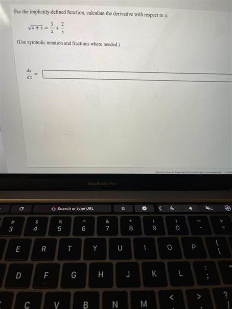 Solved For The Implicitly Defined Function Calculate The Chegg