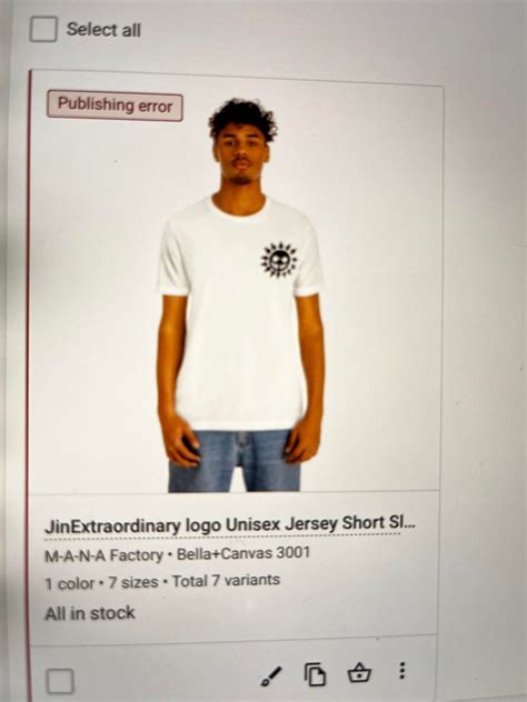 Whats The Error I Just Started On Printify Trying To Publish My Logo But I Keep Getting A