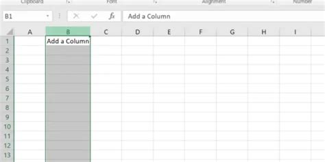 How To Add A Column In Excel Step By Step Guide Geeksforgeeks