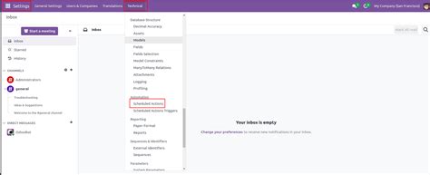 How To Configure Scheduled Actions In Odoo 18