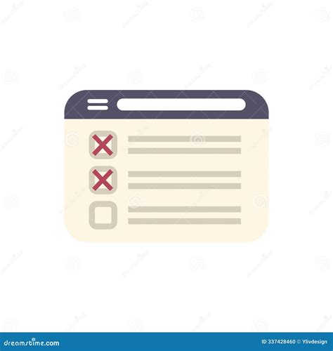 browser window displaying online survey with checkboxes and cross marks