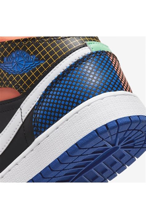 Nike Jordan 1 Mid Mmd Multi Color Grid Gs Dc4092 001 Fiyatı Yorumları Trendyol