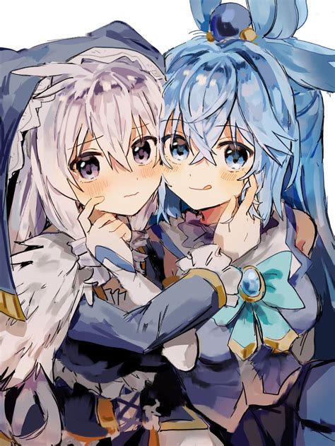 Aqua And Eris Kono Subarashii Sekai Ni Shukufuku Wo Drawn By