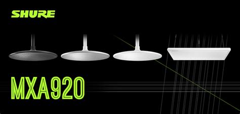 MXA Ceiling Array Microphone Shure Canada