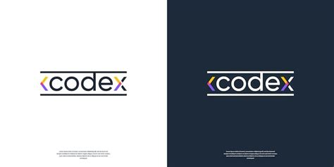 Premium Vector Simple Coding Word Mark Logo Design Colorful