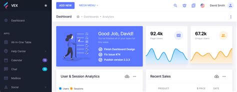 Top 10 Angular Material Admin Dashboard Templates Flatlogic Blog