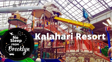 Kalahari Resort Poconos Indoor Waterpark And Arcade Youtube