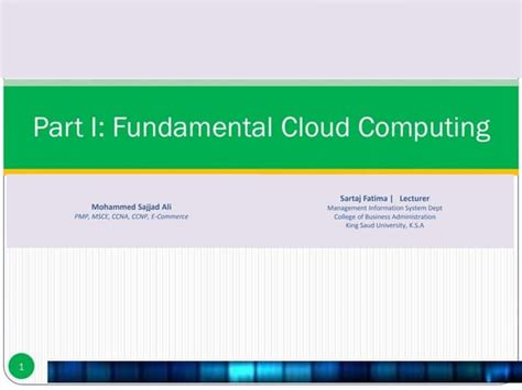 Fundamental Cloud Computing Pptx
