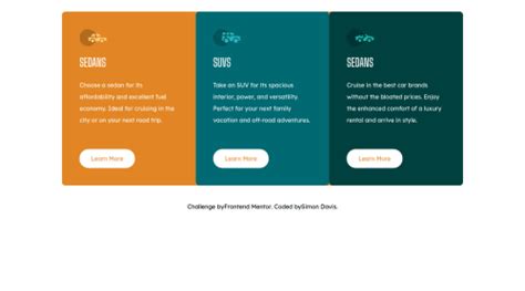 Frontend Mentor Responsive Cards Using Css Flexbox Coding Challenge