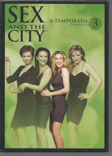 Box Sex And The City 3 Discos 3ª Temporada Completa Parcelamento Sem Juros