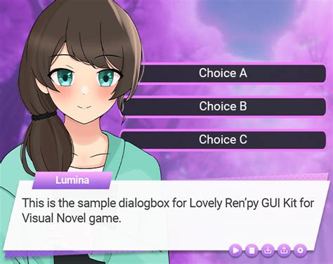 Lovely Renpy Gui Kit By Bourbonz