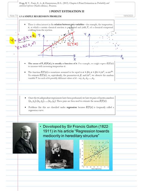 1 Point Estimation Lecture I Week 3 Wednesday Pdf
