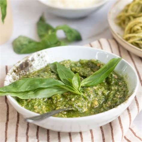 Authentic Italian Pesto Recipe The Happier Homemaker