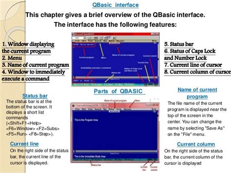 The Knowledge Of Qbasic