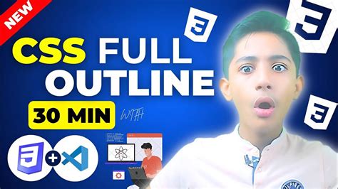 Mastering Css Outline Tutorial Step By Step Css Full Course Youtube