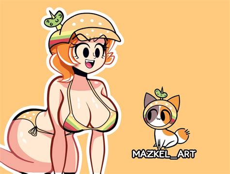 Post Cheezborger Chikn Nuggit Mazkel Art