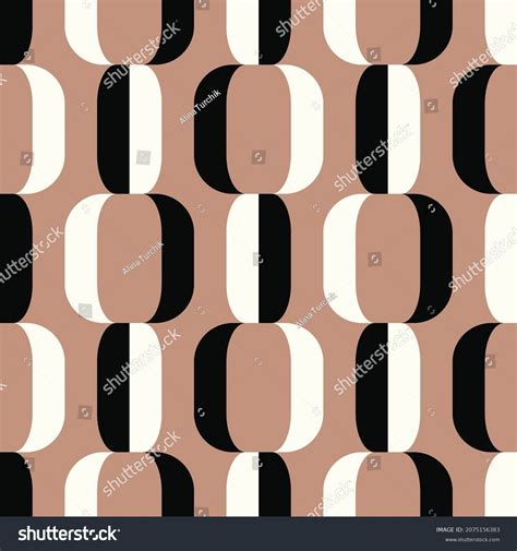 Seamless Geometric Pattern Brown Background Stock Vector Royalty Free 2075156383 Shutterstock