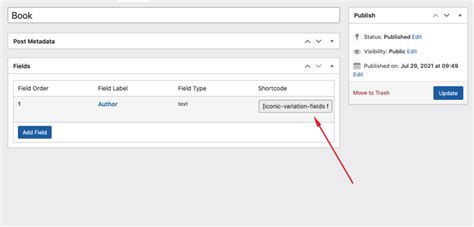 Shortcodes You Can Use With Custom Fields For Variations Iconic