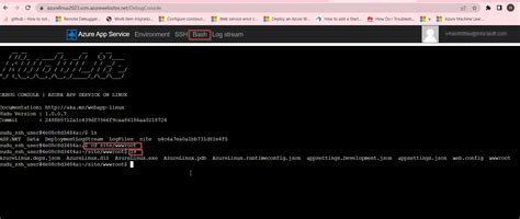 Net Core Where To Find Coredump On Azure App Service Using Linux Stack Overflow