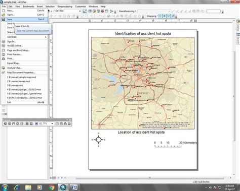 Figure3 Screen Shot Of Map Generated In ArcGIS Download Scientific Diagram