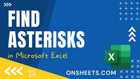 How To Search For Asterisk In Excel 6 Best Methods On Sheets