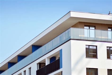 现代公寓楼的建筑细节现代欧洲住宅公寓楼建图片 包图网企业站