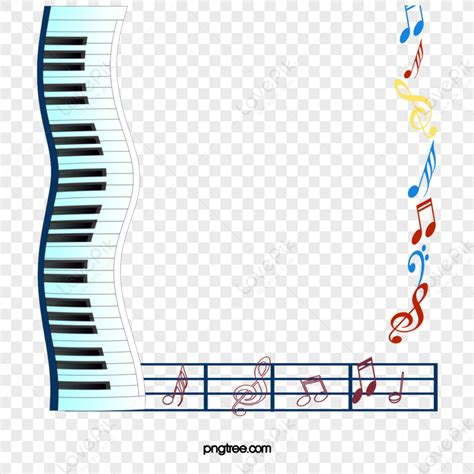 Musical Instruments And Musical Notes Frametexture Bordercreative Png