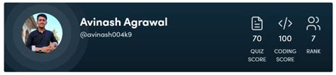 Avinash Agrawal On Linkedin Geeksforgeeks Coding Problemsolving