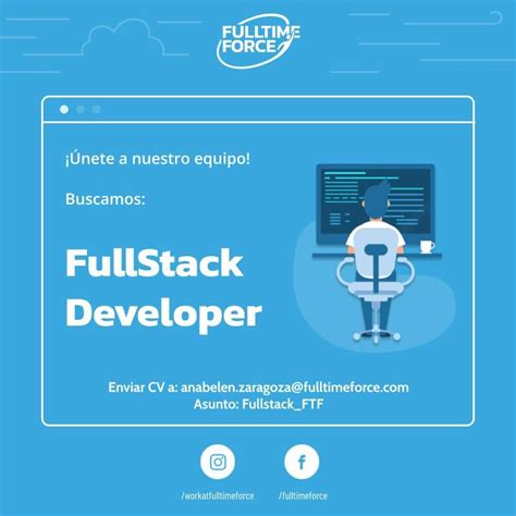 Fulltimeforce On Linkedin We Are Hiring Are You A Fullstack Developer With At Least 3 Years Of…