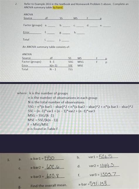 solved 2 refer to example 24 6 in the textbook and homework