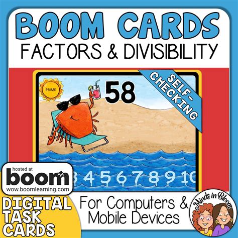 Finding Factors Divisibility BOOM Cards Digital Distance Learning Minds In Bloom