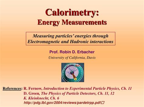 PPT Calorimetry Energy Measurements PowerPoint Presentation Free Download ID