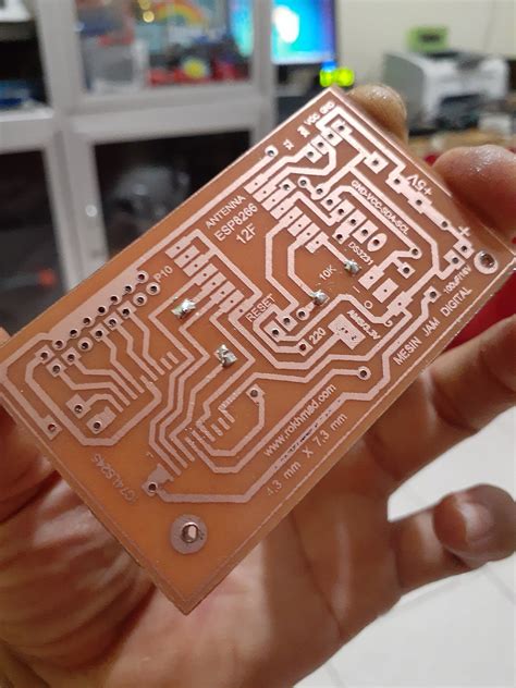 Design Pcb Jwsd Esp 8266 12f Multi Panel 1 4 Panel P10 Dengan Buffer Ic 74hc245 Cocok Untuk