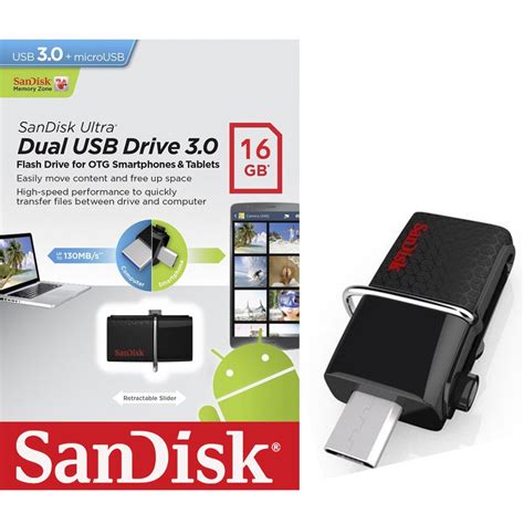 Sandisk Ultra Gb Gb Gb Gb Otg Dual Usb Drive Shopee Malaysia