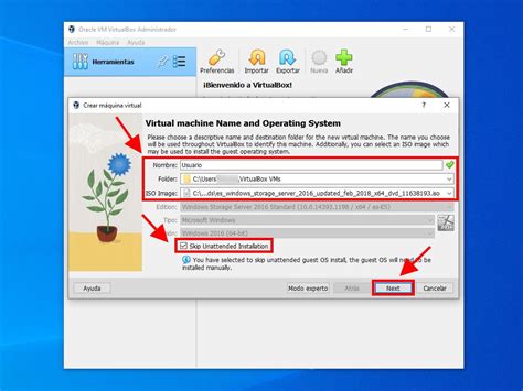 ¿cómo Instalo Windows Server 2016 En Una Máquina Virtual Virtualbox Uniq