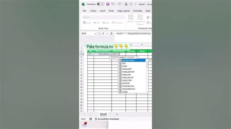 Bikin Nomor Customer Otomatis Di Excel Excel Exceltips Exceltricks Tutorexcel Belajarexcel