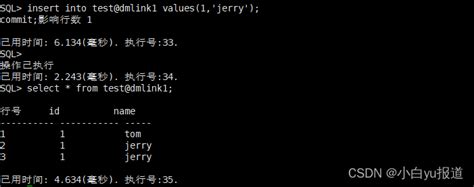 达梦（dm8）数据库dblink配置 达梦 dblink csdn博客