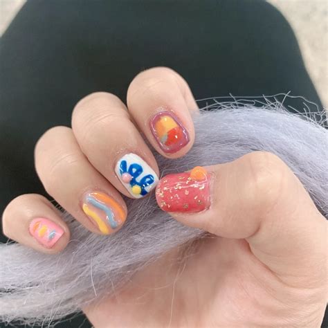 可爱美甲 出自kuaishou 高清图片，堆糖，美图壁纸兴趣社区