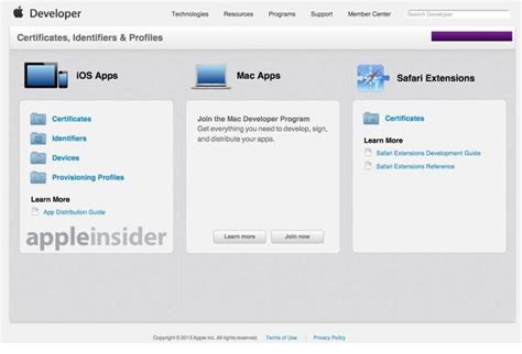 Apple Tweaks Ios Developer Portal With Unified View For Certificates
