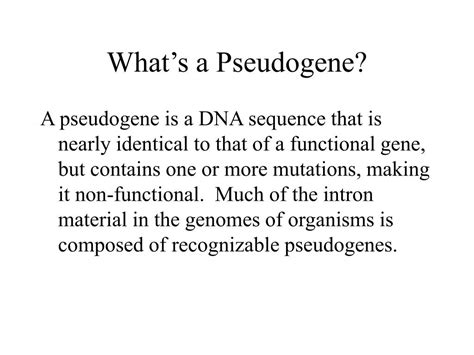 Ppt One Gene One Enzyme Pseudogenes And Common Ancestry Powerpoint Presentation Id411488 Ppt One Gene One Enzyme Pseudogenes And Common Ancestry Powerpoint Presentation Id411488