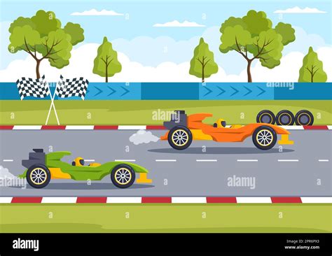 Cartoon Race Cars Drawings